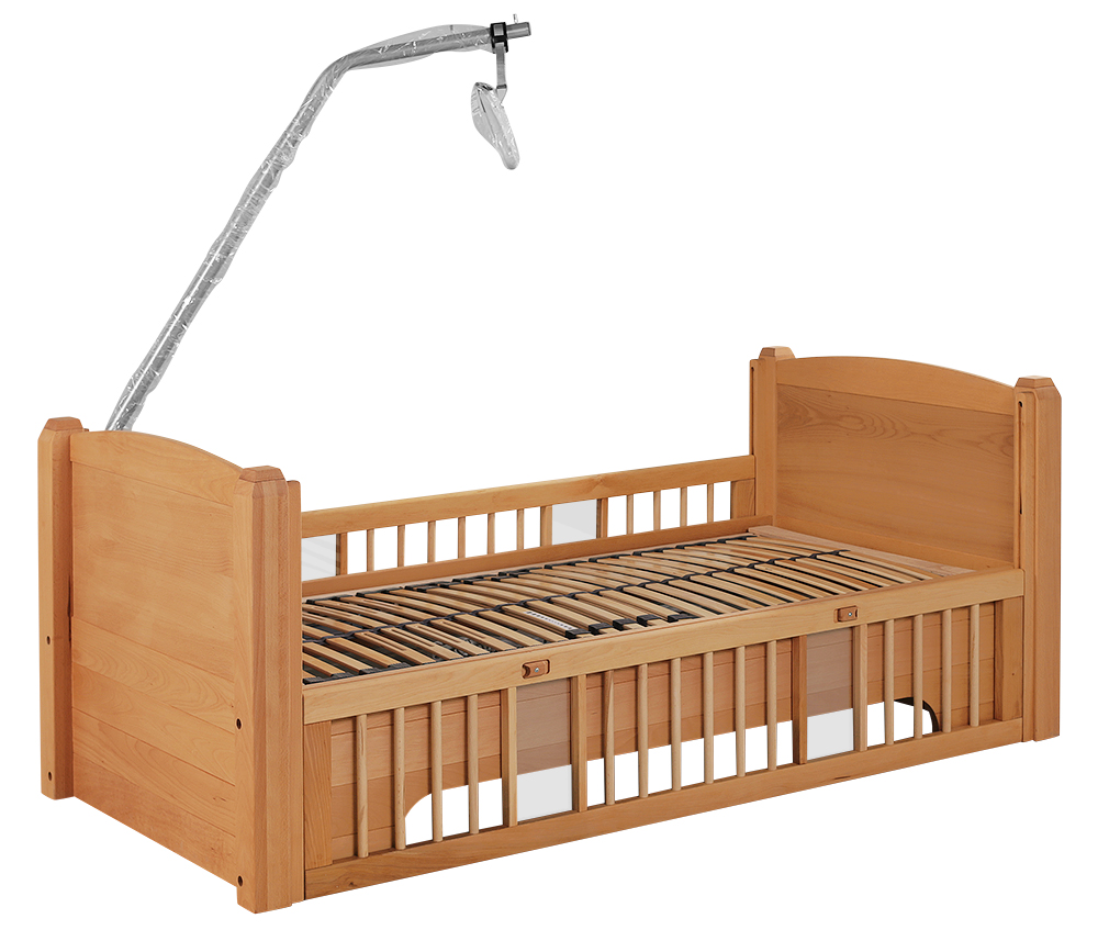 The care bed S - compatible & back-friendly!