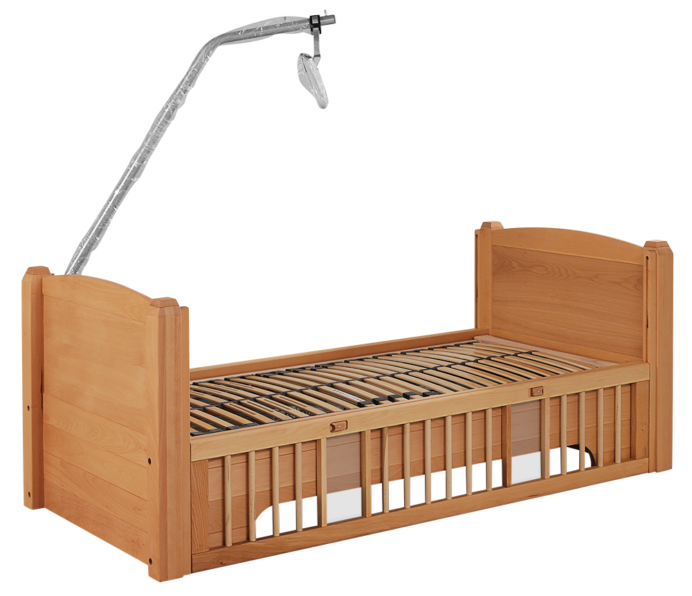 The care bed S - compatible & back-friendly!